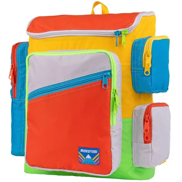 MOKUYOBI Blue / Red Space Wonder Traveler Mega Backpack - Blue/red
