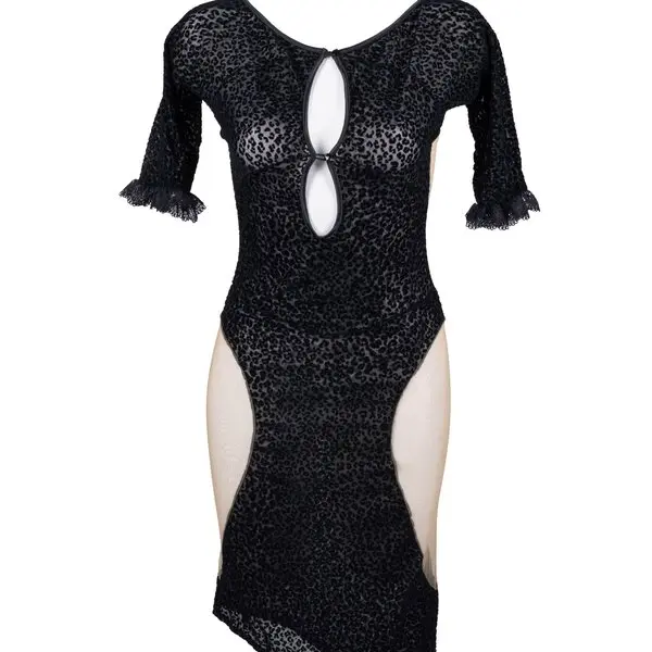 LES JUPONS DE TESS Brushed Dress - Black