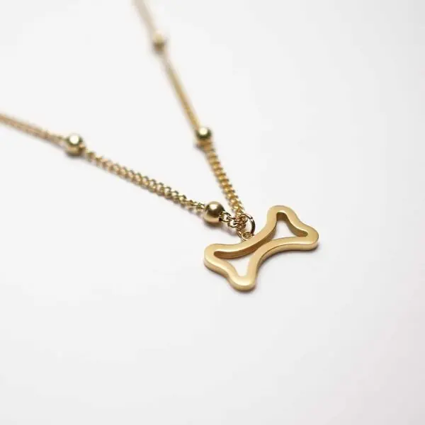 ISKRA Bone Necklace - Gold