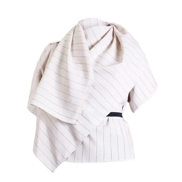 MEEM LABEL Neutrals Dexter Stripe Top - Beige