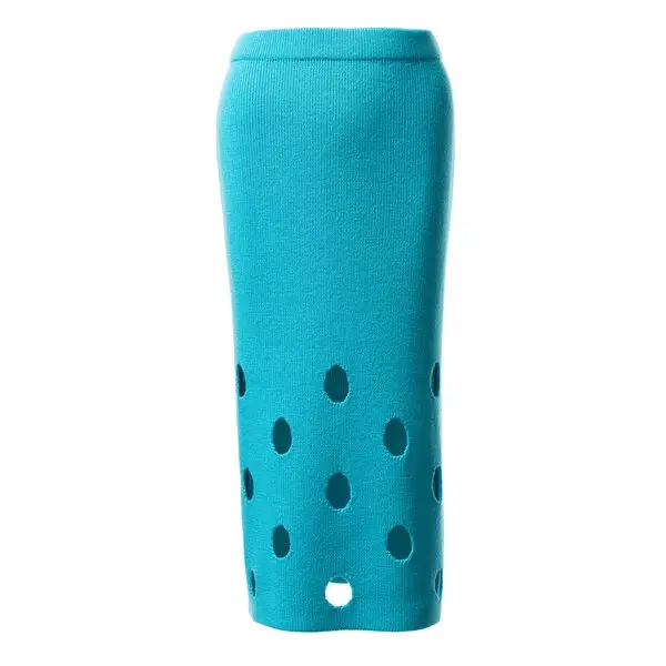 FULLY FASHIONING Bria Skirt - Blue