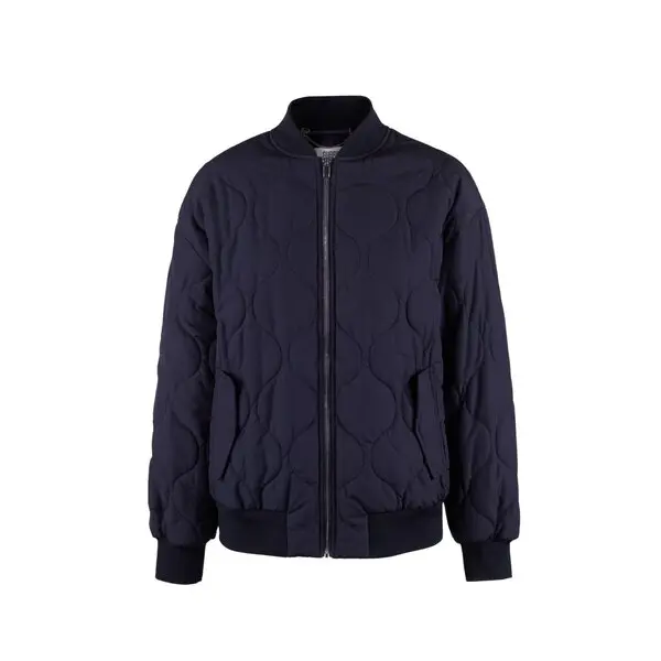 GUARDS LONDON Grace Quilted Bomber Jacket Navy - Blue