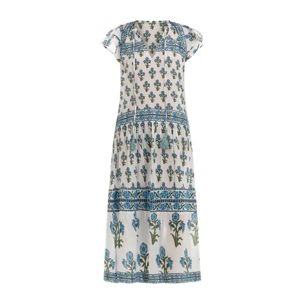 BINDU Anabella Dress Blossom - Blue