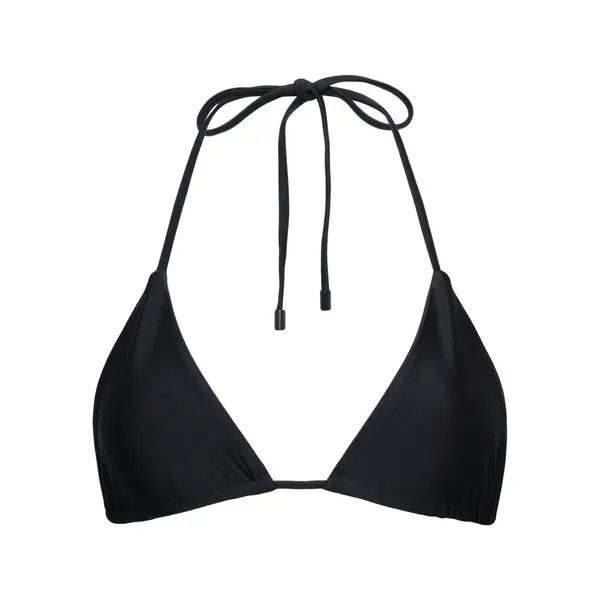 PLAYALUXE Waikiki Triangle Bikini Top - Black