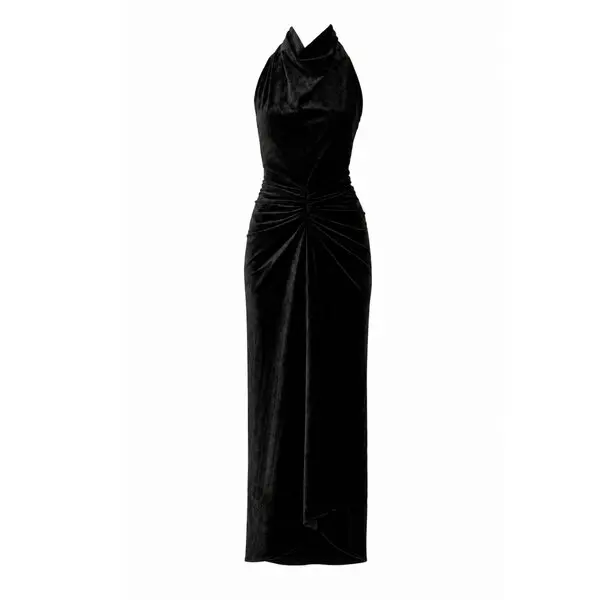 SACHA DRAKE Lavish Cowl Dress - Black