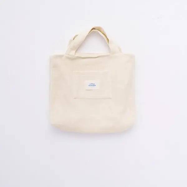 LITTLE MARINER Off- Terry Bag - White