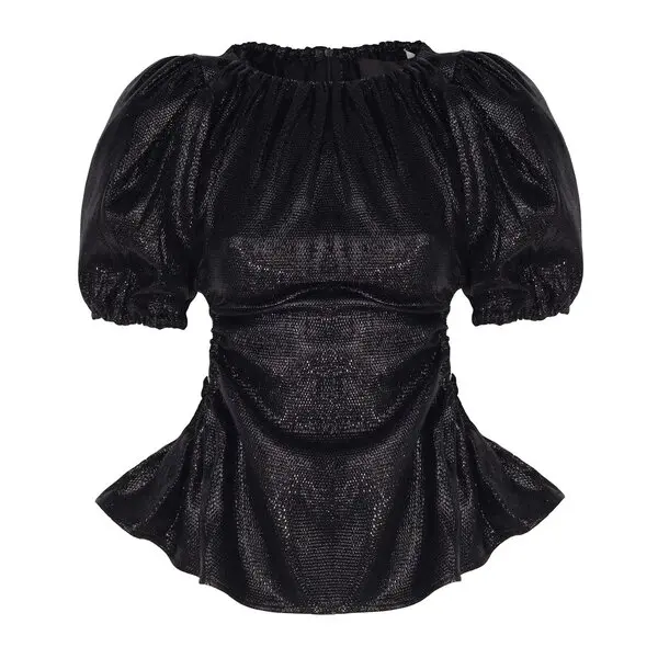 MADEBYZA Cut Out Top - Black