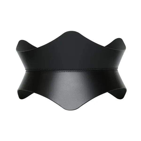 HAUTE CUIR Soreen Hourglass Corset Belt - Black