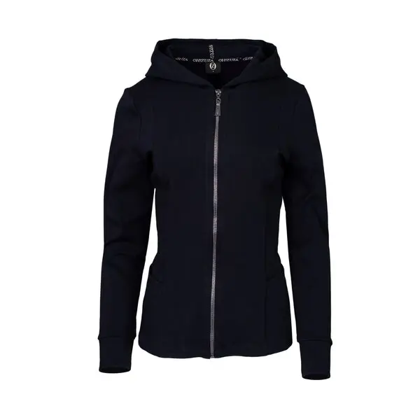 OH!ZUZA NIGHT&DAY Zip Hoodie Tracksuit Top - Black