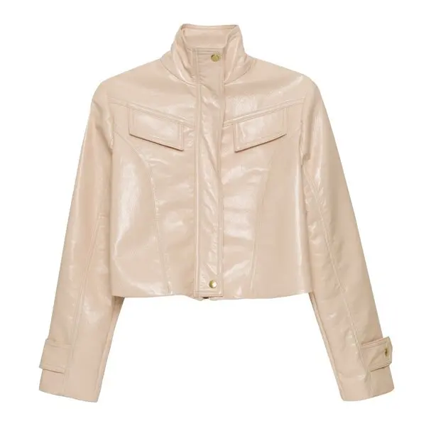 PALOMA LIRA Neutrals Spacegirl Jacket - Brown/yellow