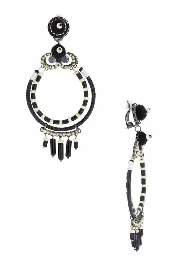 Saachi Gatz Clip-on Statet Earring - Black