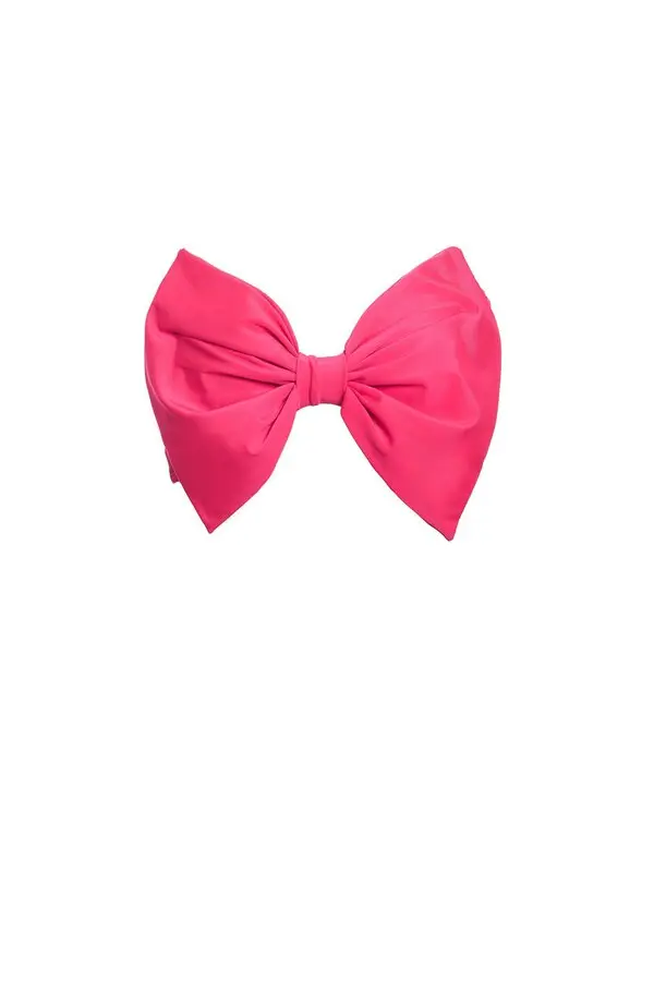 PAOLA AMADOR Bow Bikini Top - Pink