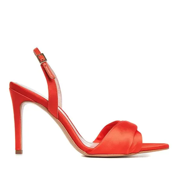 GINISSIMA Chloe Satin Sandals