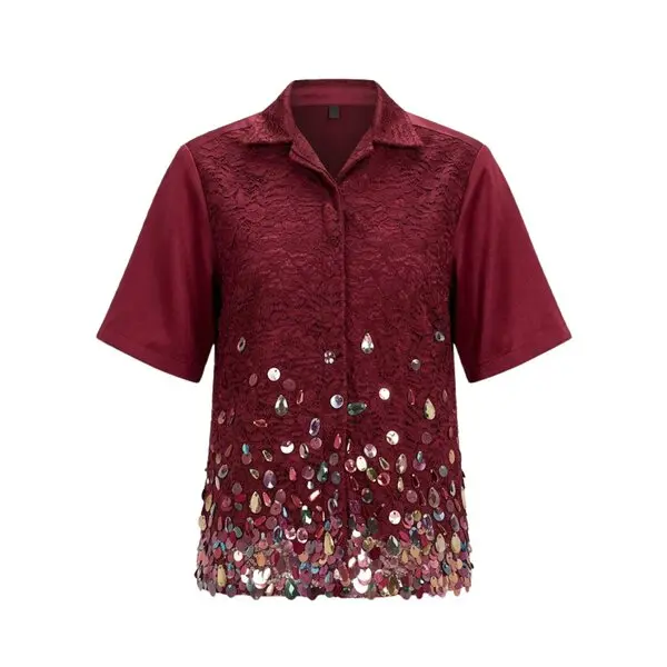 GLAM ON YOU Nalin Top - Red