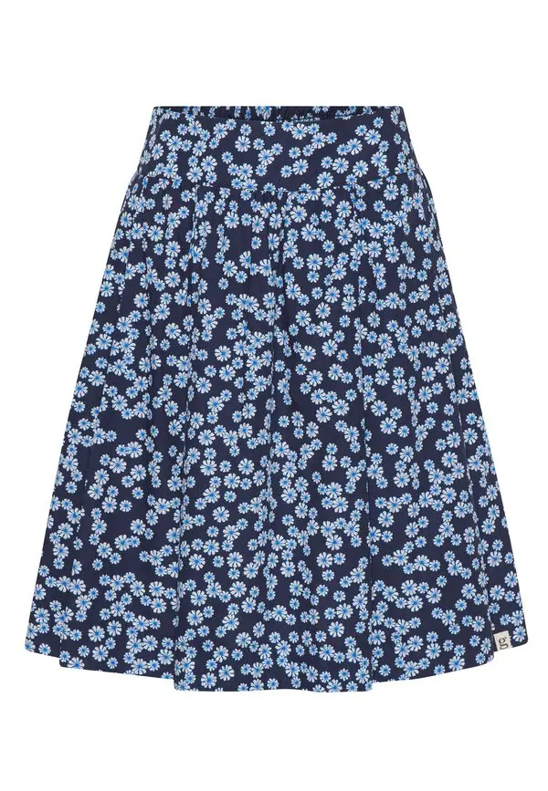 GROBUND Svala Skirt Flower - Blue