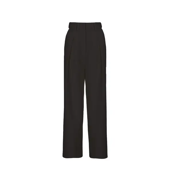 VESTIAIRE D'UN OISEAU LIBRE Merino Trousers - Black