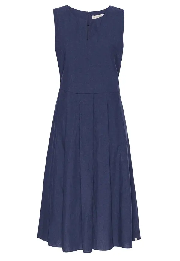 GROBUND Christiane Dress The One In Dark Melange - Blue