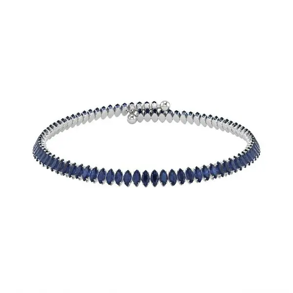 TALITA LONDON Marquise Choker - Blue