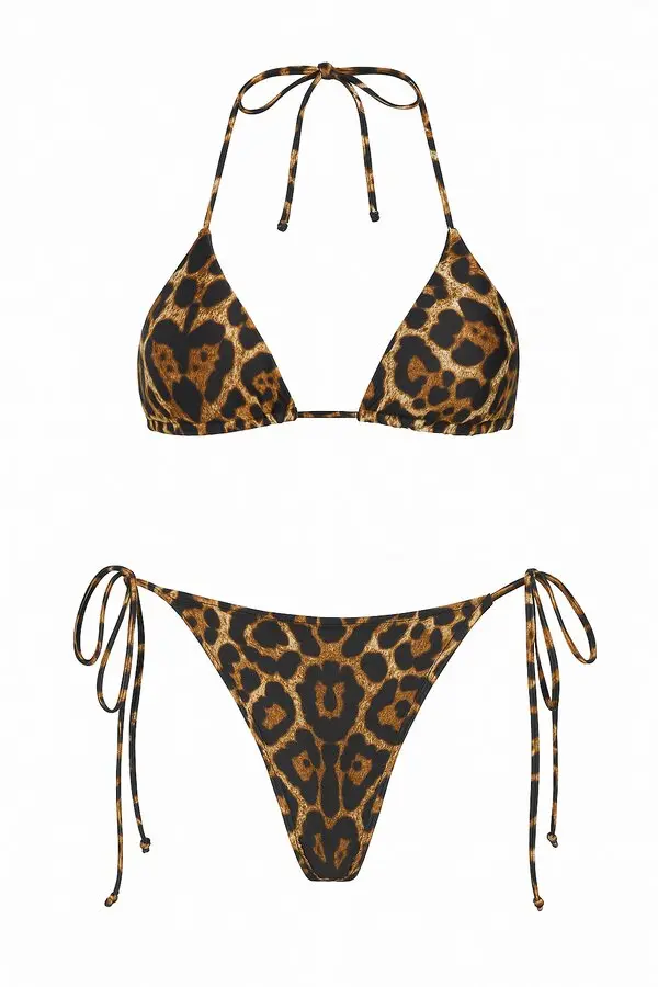 MISARI Leopard Printed Bikini Set