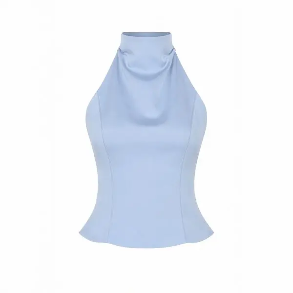 HERFETCH Satin Halter Top