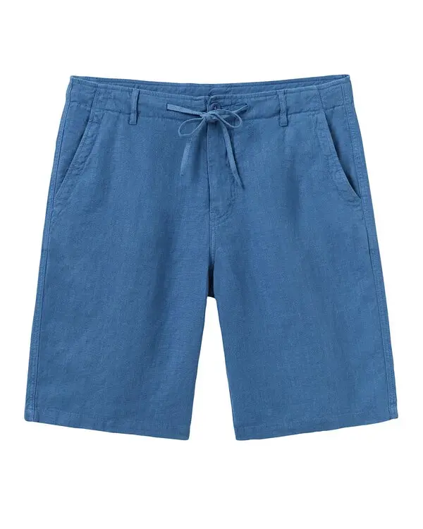 PINK HOUSE Casual Linen Shorts Mid - Blue