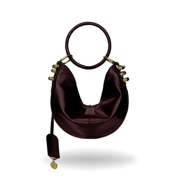 INDIGOLUSH Mini Hobo Ivy Oracle Hiss Black Cherry Smooth - Red