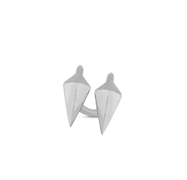 Mishka Fierce Lip And Ear Cuff - Silver