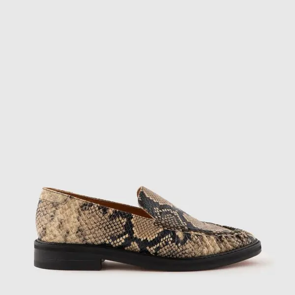 MARIANO SHOES Azenha Loafers Snake Effect - Brown