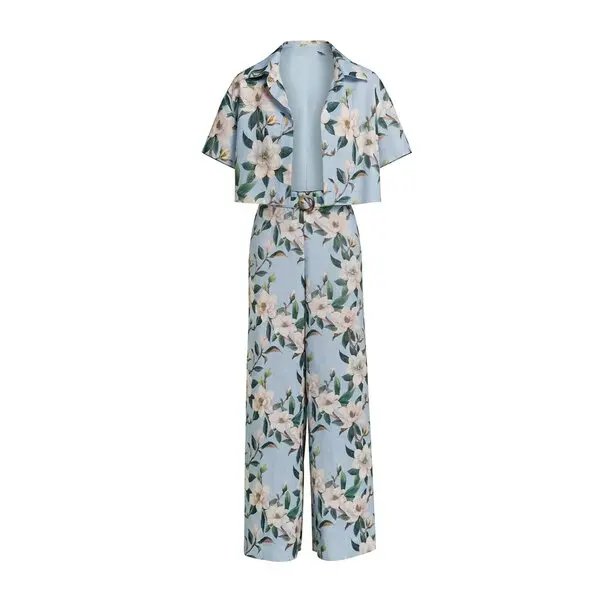 NUR KARAATA Tropic Twist Co Ord Set