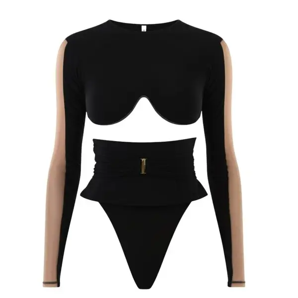 ROOM 24 Dorina Bodysuit - Black