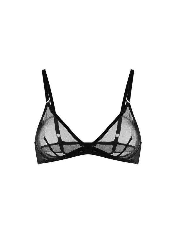 ZHILYOVA Unnamed Bralette - Black
