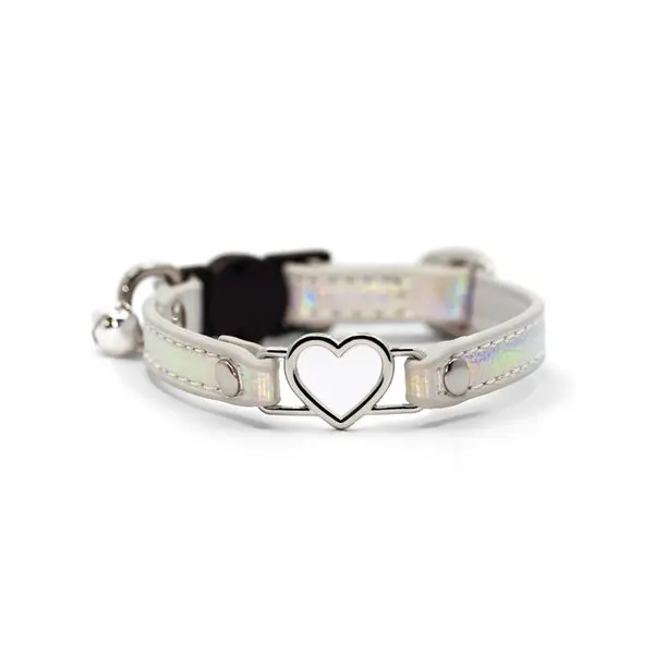 LOVEHOUND Cat Collar Holo - Silver