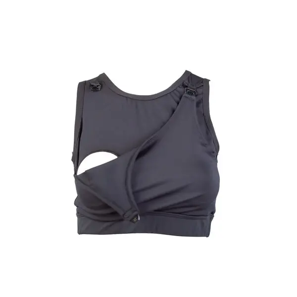 DUOFIT MATERNITY ACTIVEWEAR Daily Nursing Sports Bra - Black