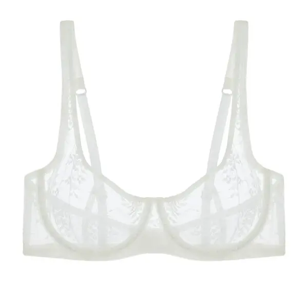 JOURNELLE Romy Demi Bra Alabaster - White