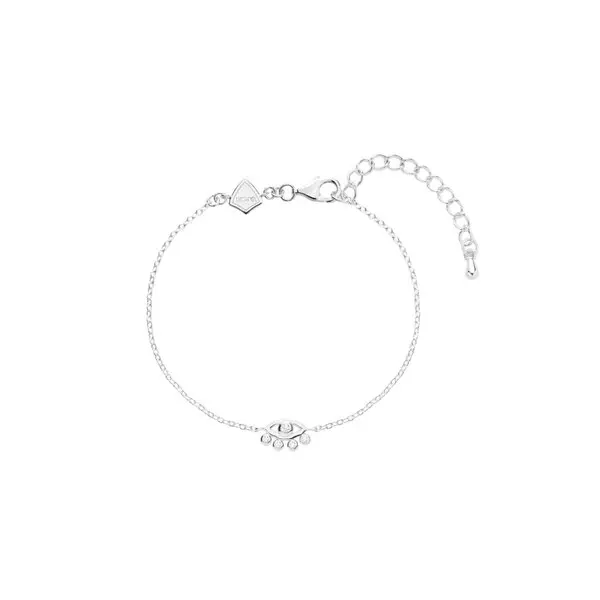 VANCHI Defender Evil Eye Bracelet - Silver