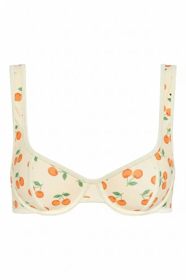 MONTCE Cherry Sherbet Romy Binded Bikini Top - Red