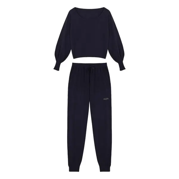 AQVA SWIMWEAR Thalassa Loungewear Set - Blue