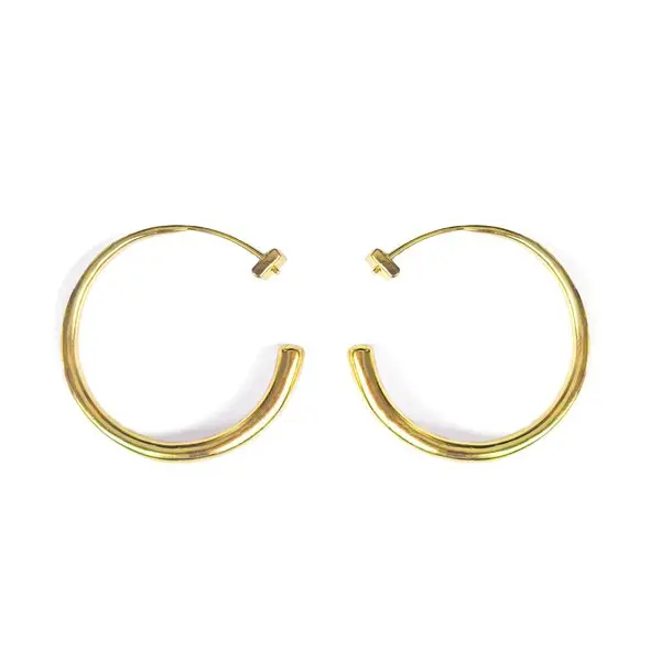 KRRUSH Kailani Claw Hoops - Gold