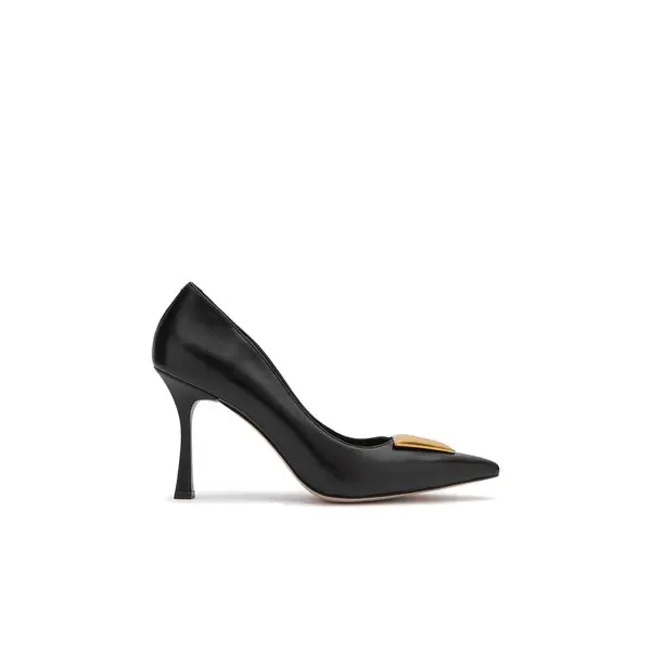 ILVI Svea Leather Pump - Black
