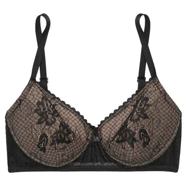 VERDANT INTIMATES Capsule Triangle Molded Bra - Black