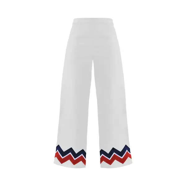 MY PAIR OF JEANS Blue / White / Red Caracas Wide-legs - Blue/white/red