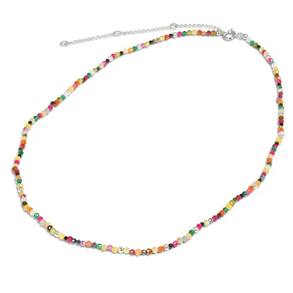 ZOHREH Multi Semi-precious Stone Beaded Necklace Sterling - Silver