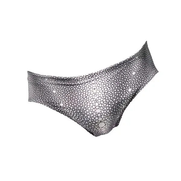 US MERMAN Super Jon Racing Brief Stingray Black & White - Grey