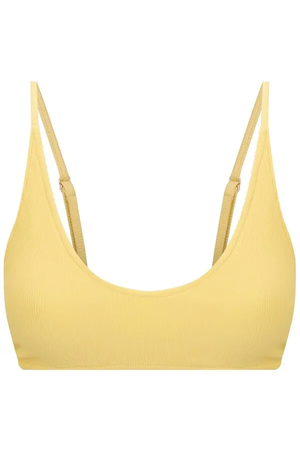 FLOATING SWIM Katakolon Top Buttercup Rib - Yellow