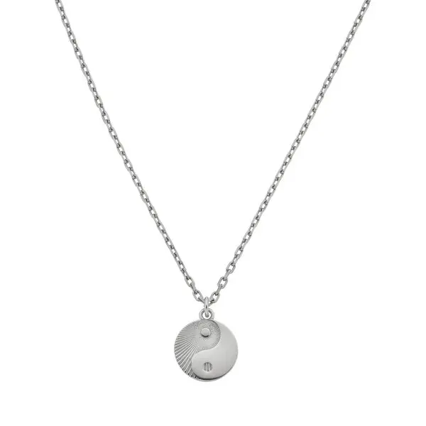 ZOË & MORGAN Yin Yang Necklace - Silver