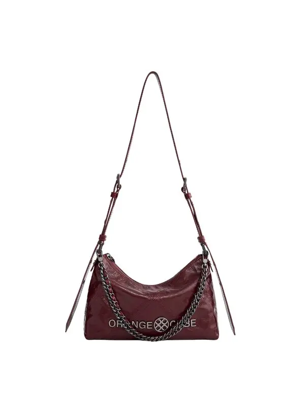 ORANGE CUBE Metropolitan Shoulder Bag Bordeaux - Red