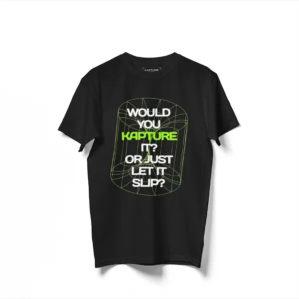 KAPTURE Would You It Printed Tee - Black