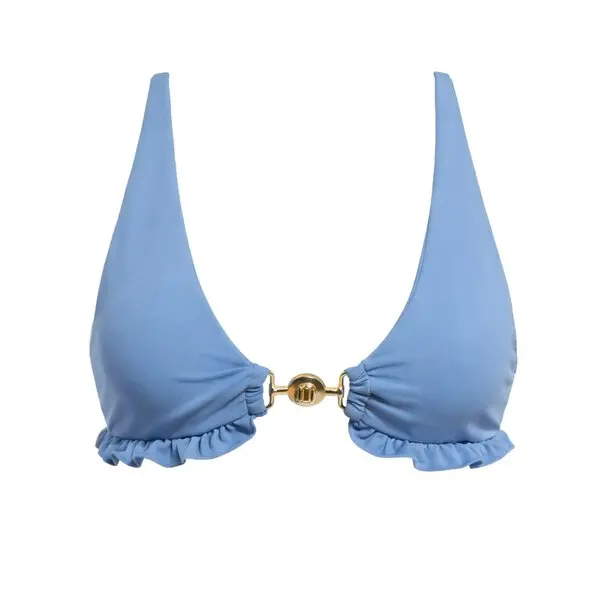 IVY SWIMWEAR Riva In Periwinkle Bikini Top - Blue