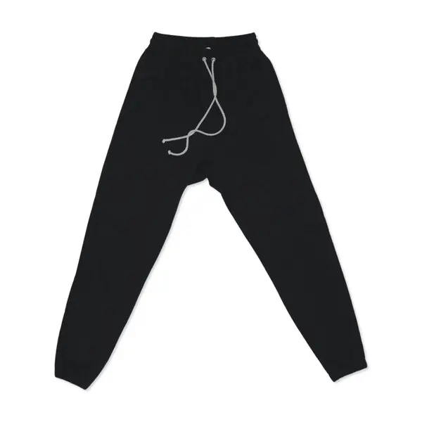 BRADFORD ROW Apollo Baggy Sweatpant - Black