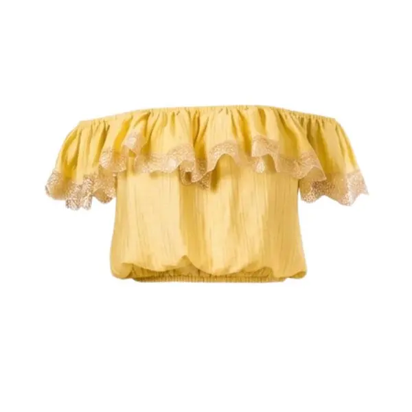 GLAM ON YOU Attina Top - Yellow